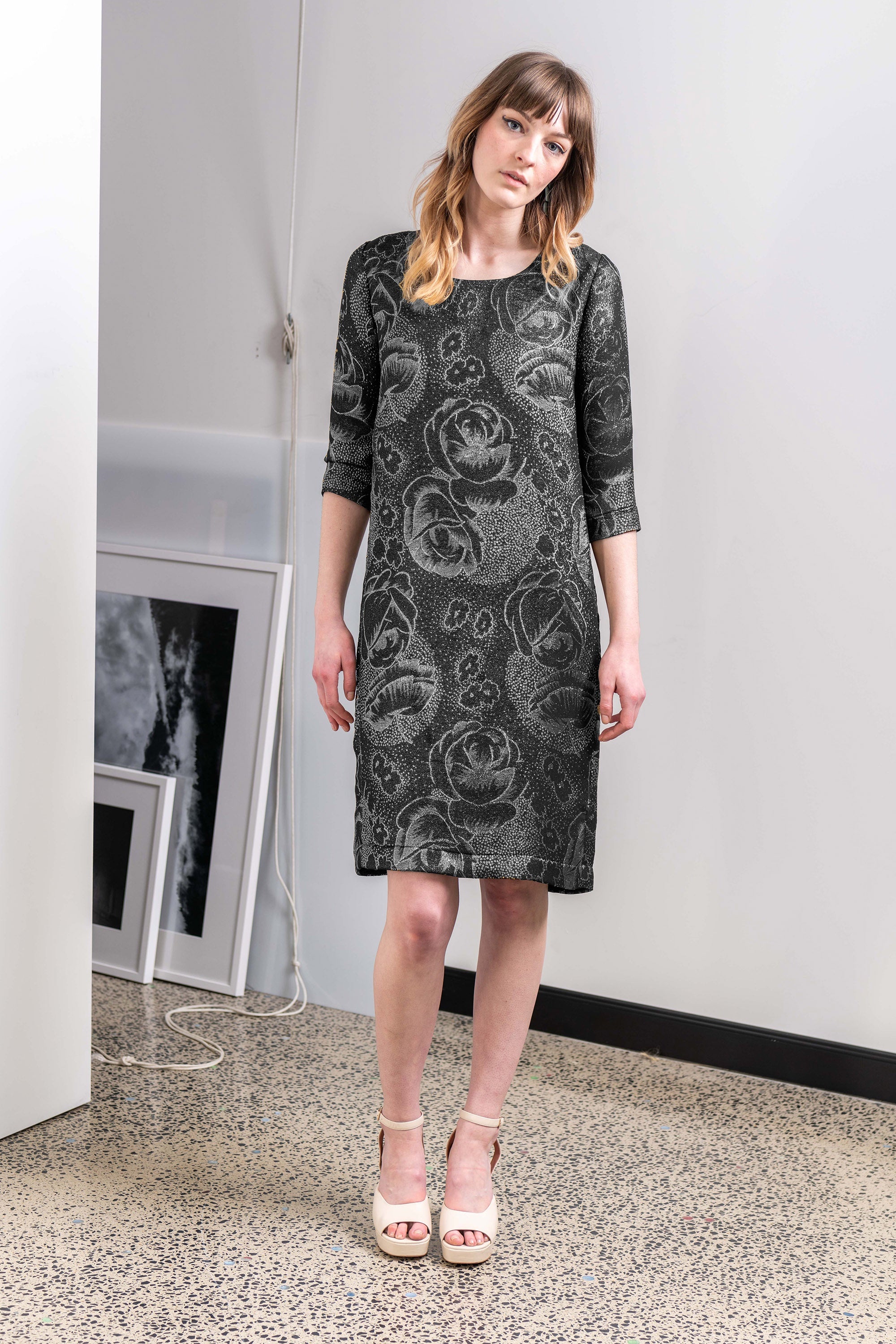 JUNE DRESS | BACK SILVER – Charmaine Reveley